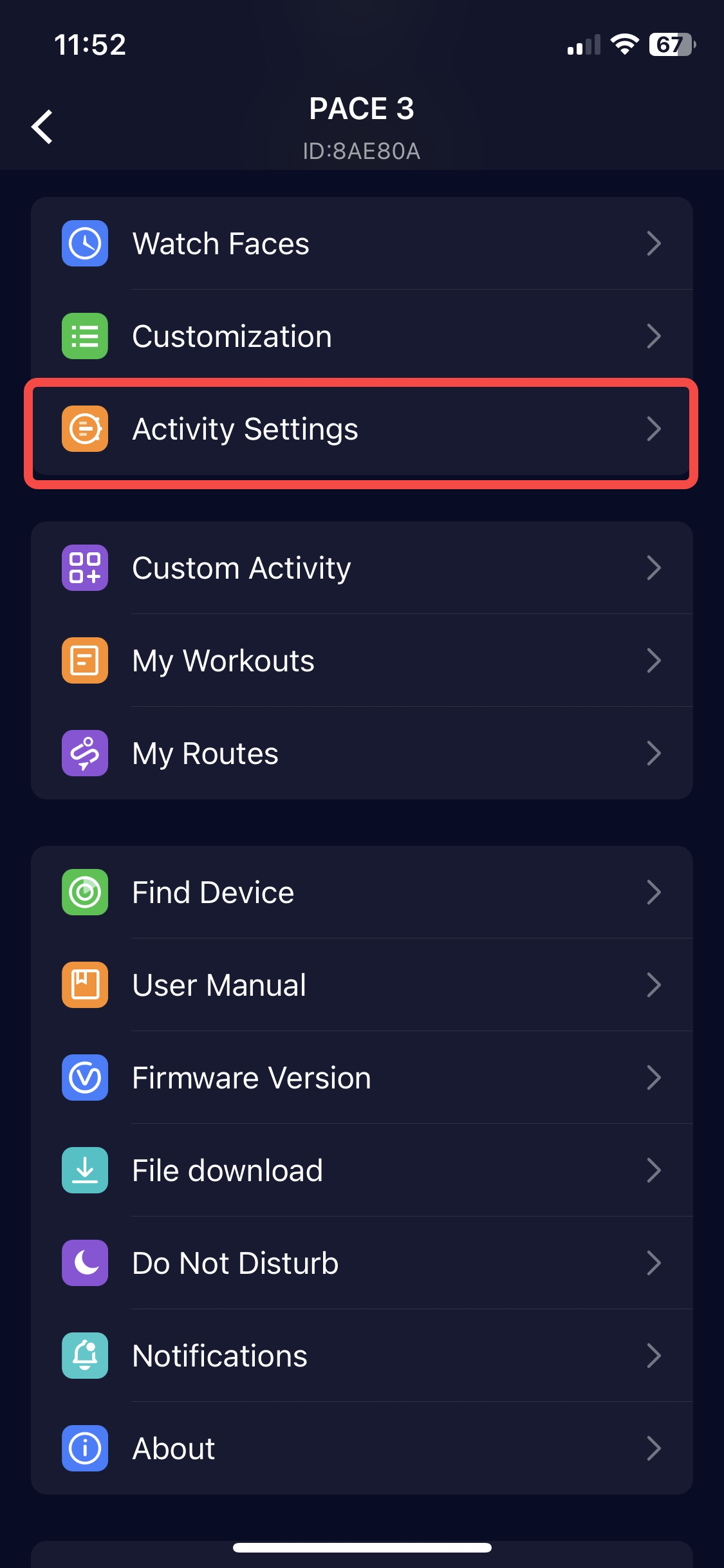 Customize Activity Data Pages – COROS Help Center