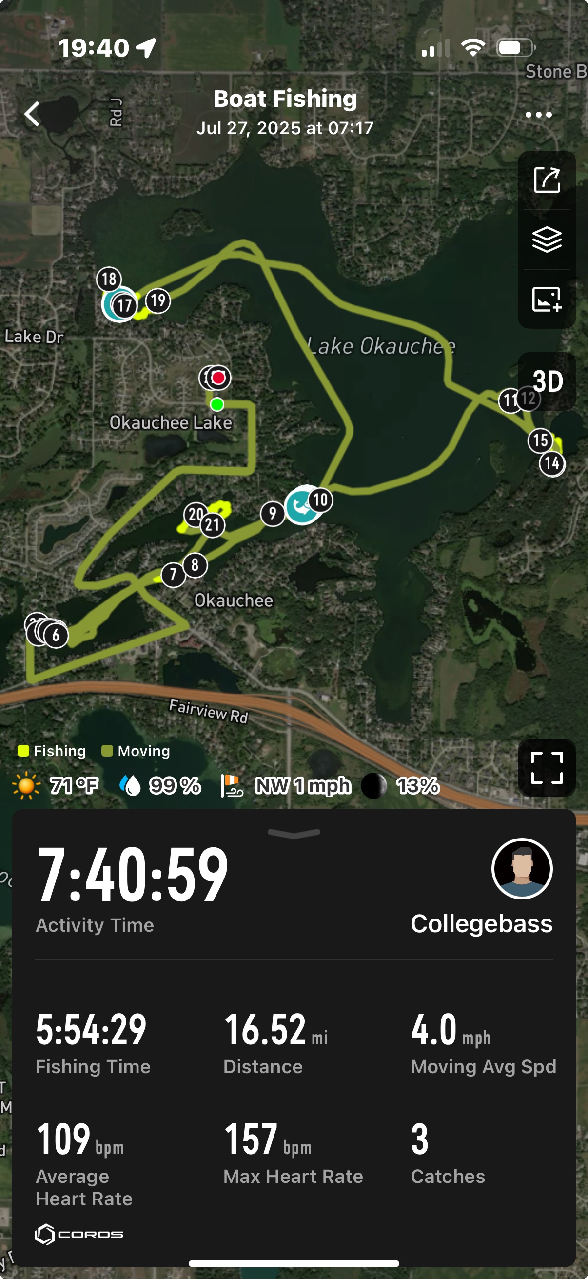 How to Track Fishing Activities on COROS NOMAD – COROS Help Center