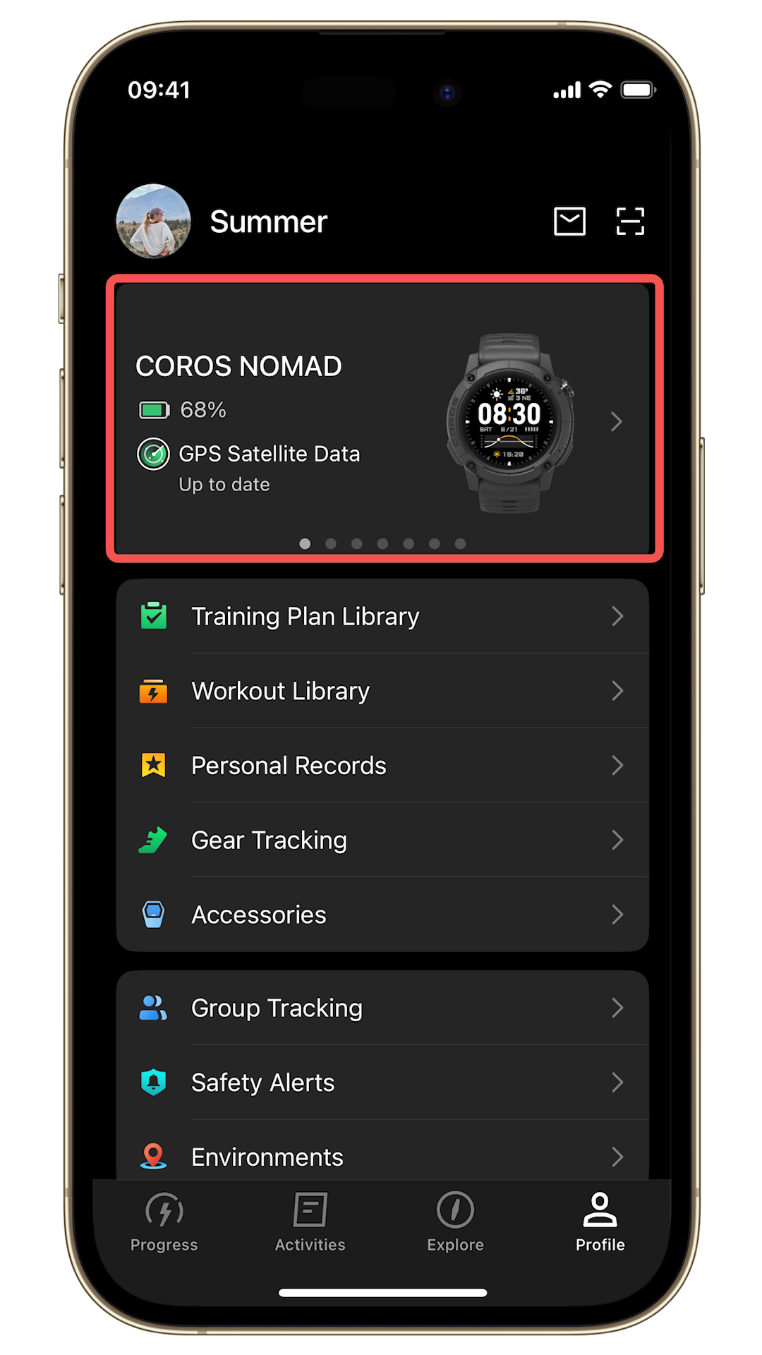 Customize Activity Data Pages – COROS Help Center