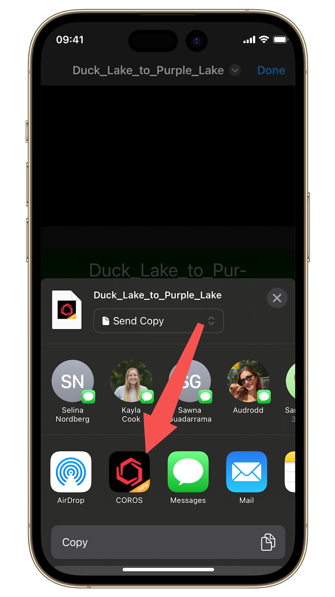 Tải xuống và Sử dụng cung đường – Trung Tâm Trợ Giúp COROS