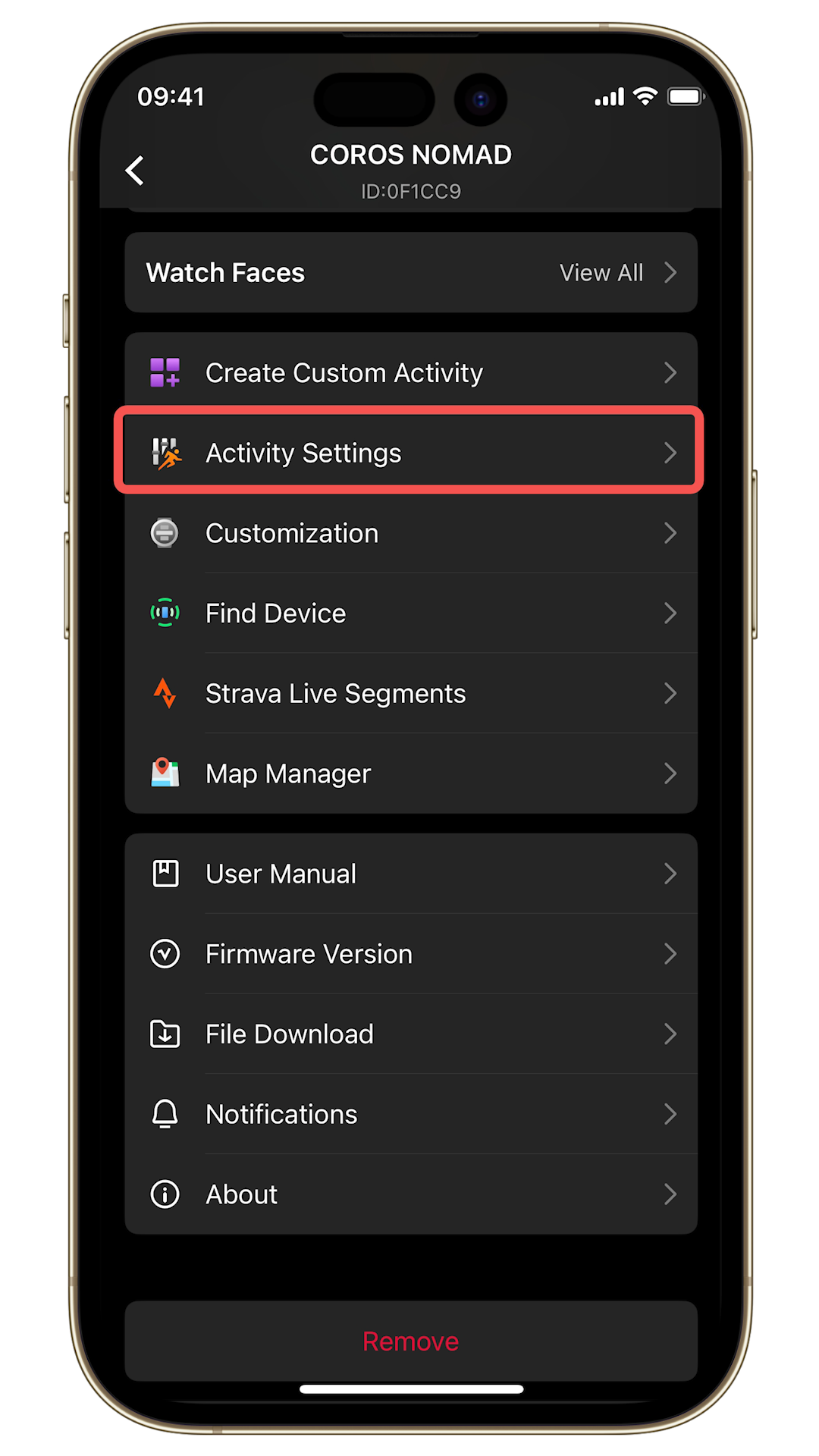 Activity Tracking and Activity Settings – COROS Help Center