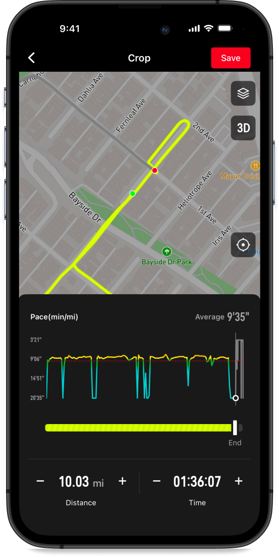 How to Crop Activities – COROS Help Center