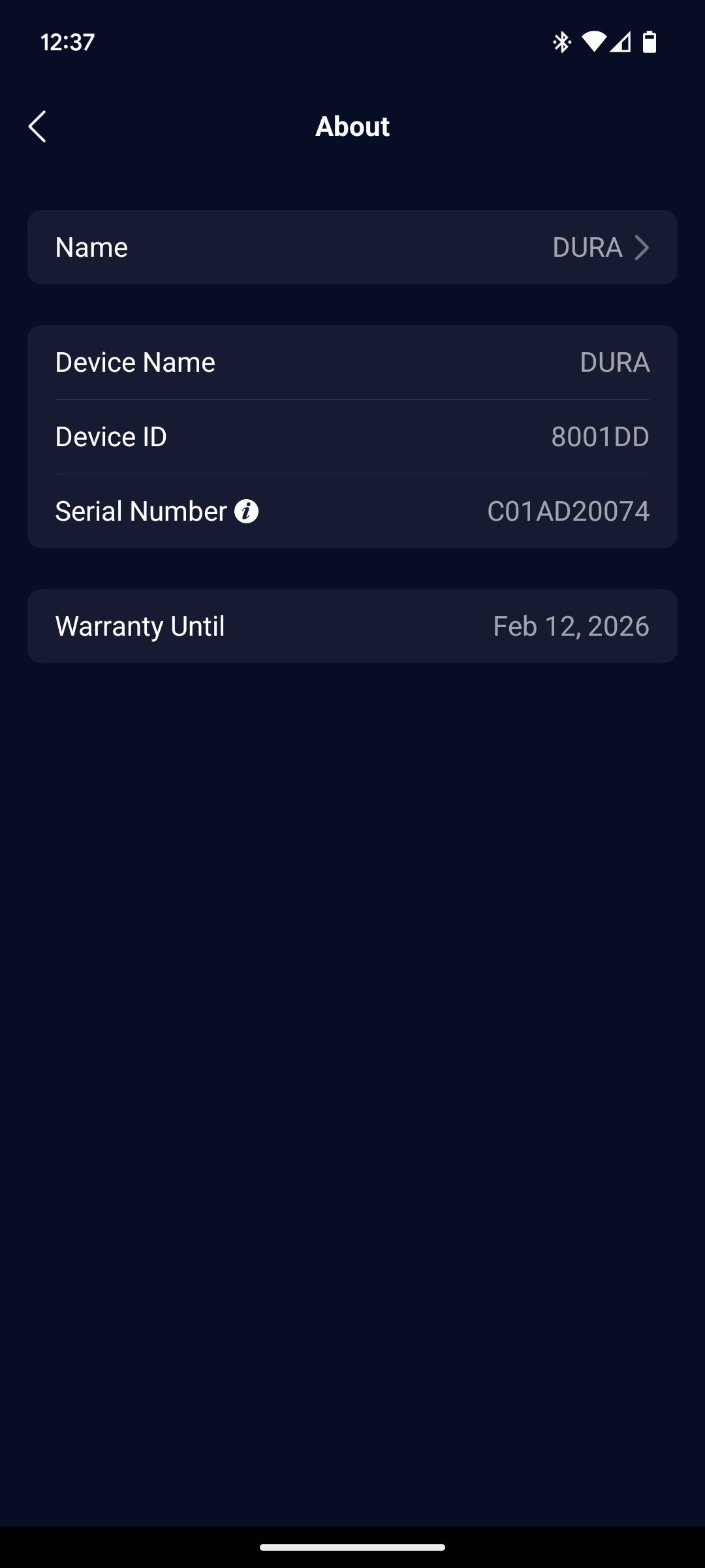 Locating Serial Number or Product ID – COROS Help Center