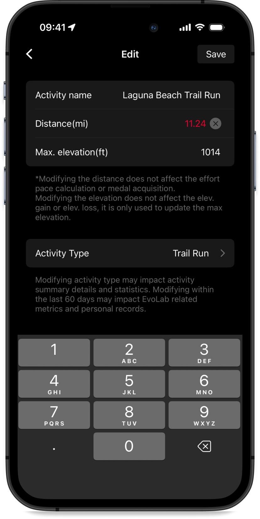 Edit the Distance of Your COROS Activity – COROS Help Center